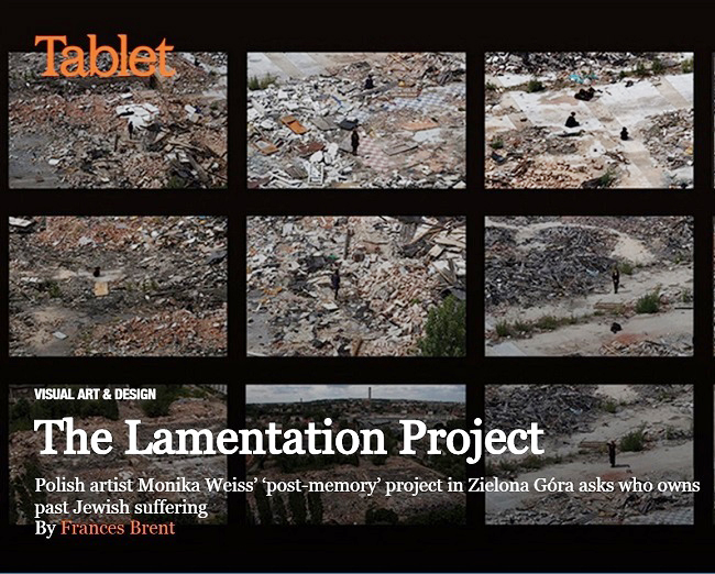 Monika Weiss reviewed in TABLET Magazine – GOOD ART NEWS