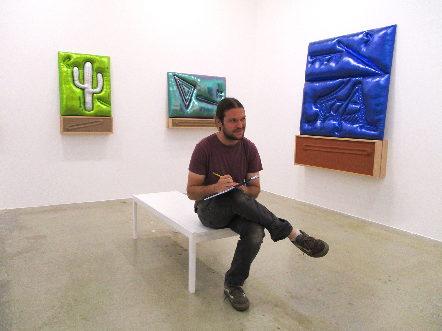 Installation of the exhibition by Jon Howard Young is done – GOOD ART NEWS